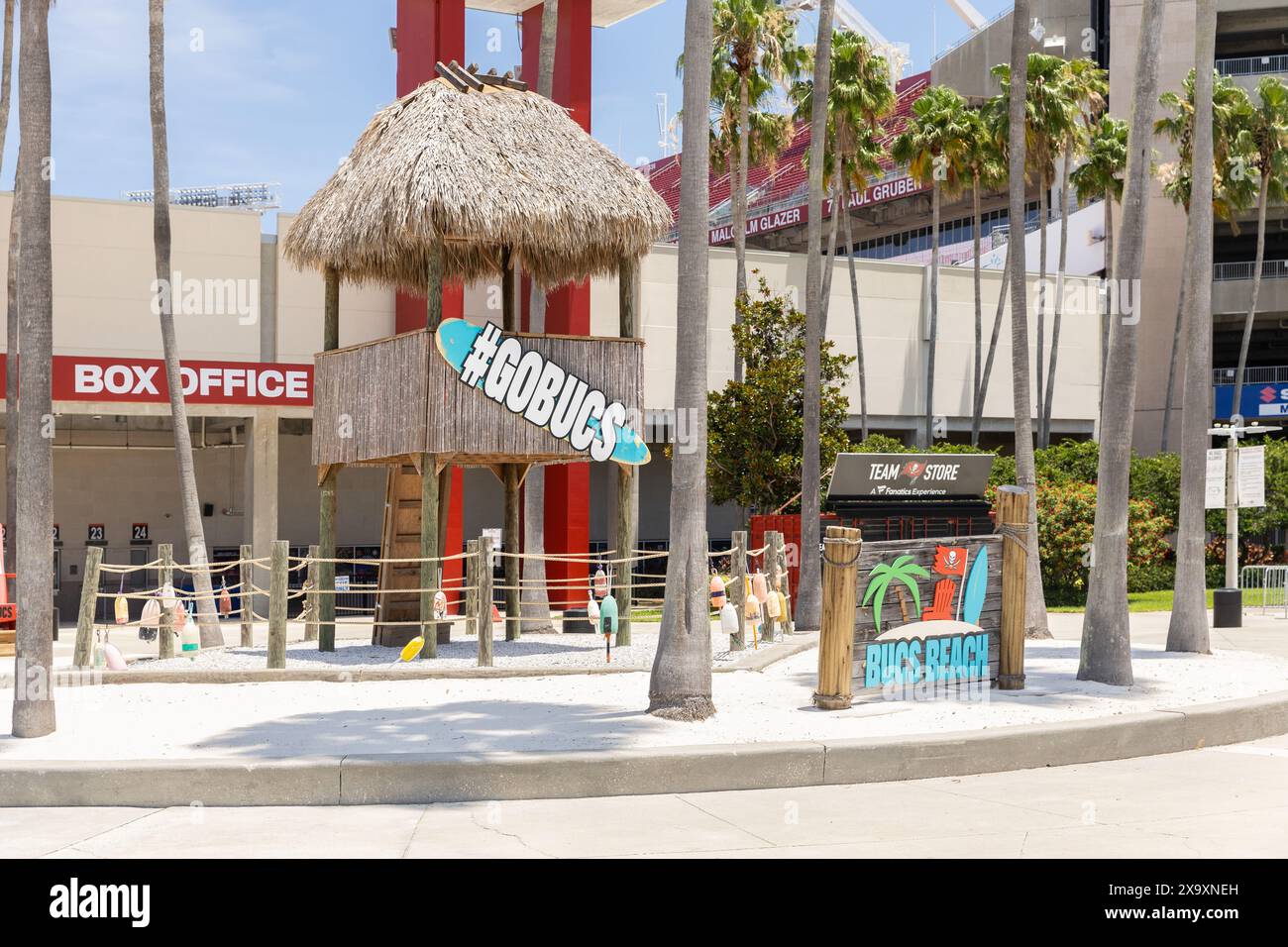 Raymond James Stadium is home to the Tampa Bay Buccaneers and ...