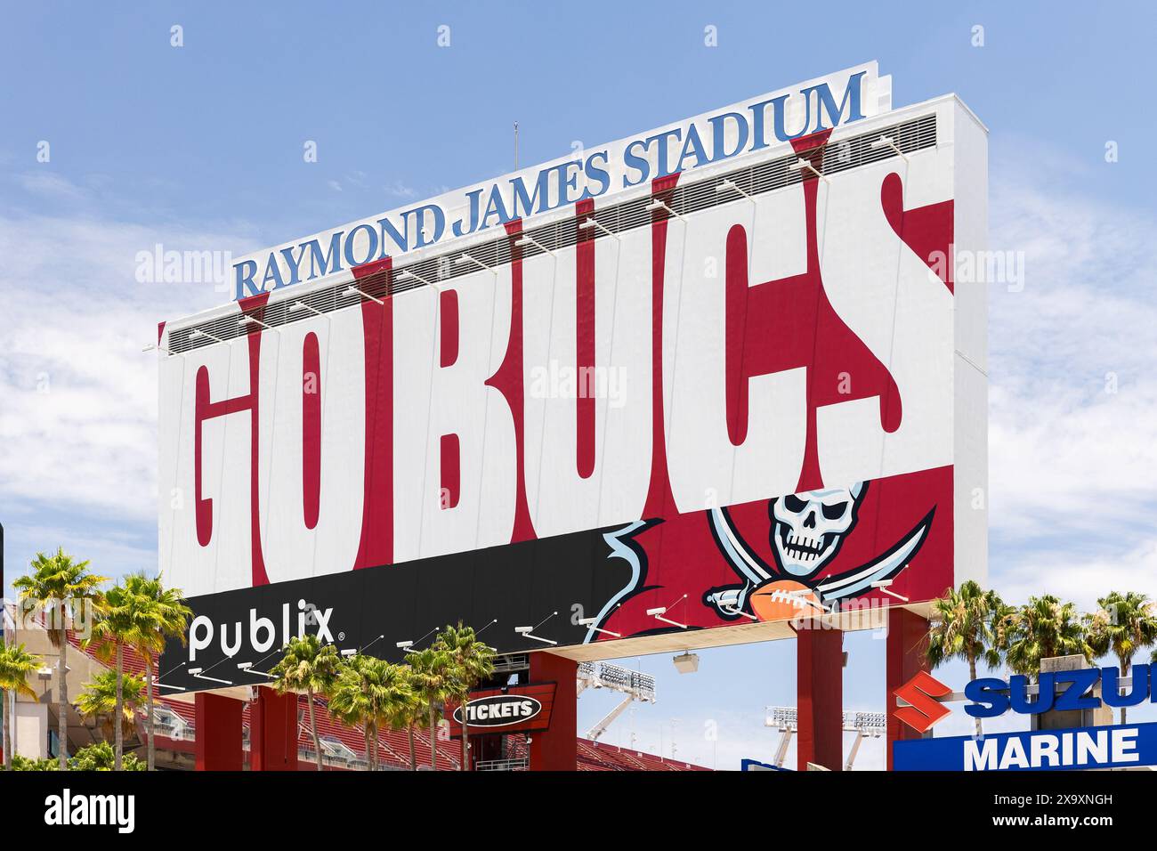 Raymond James Stadium is home to the Tampa Bay Buccaneers and ...