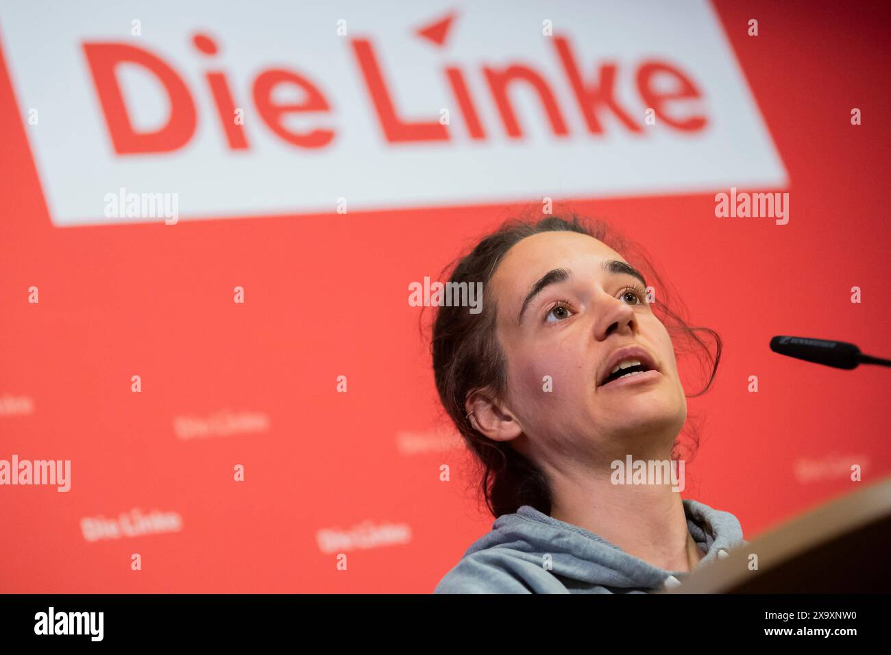Berlin, Germany. 03rd June, 2024. Carola Rackete, lead candidate of the ...