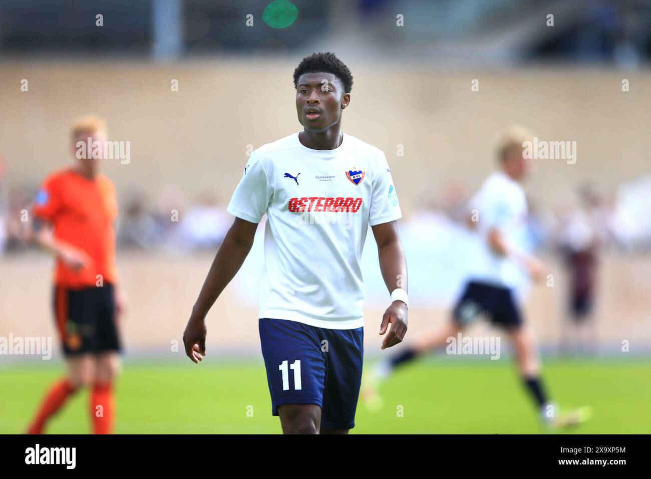 Copenhagen, Denmark. 01st, June 2024. Emeka Nnamani (11) of B.93 seen ...