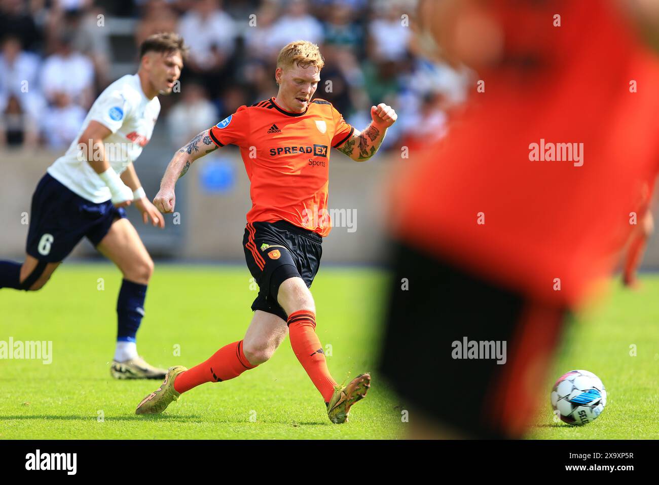 Copenhagen, Denmark. 01st, June 2024. Nicklas Schmidt (12) of Hilleroed ...