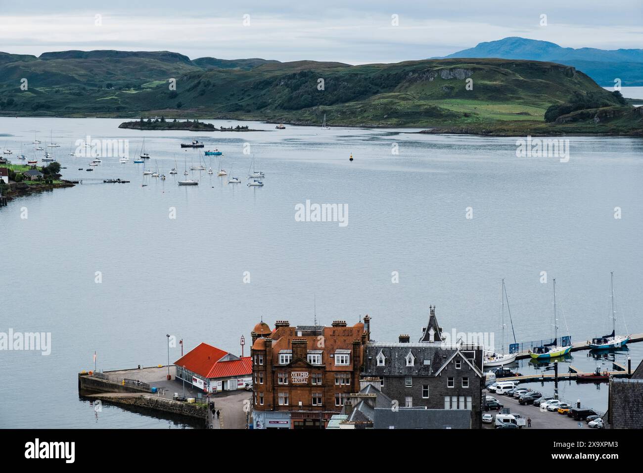 A view of Oban harbour Stock Photo - Alamy