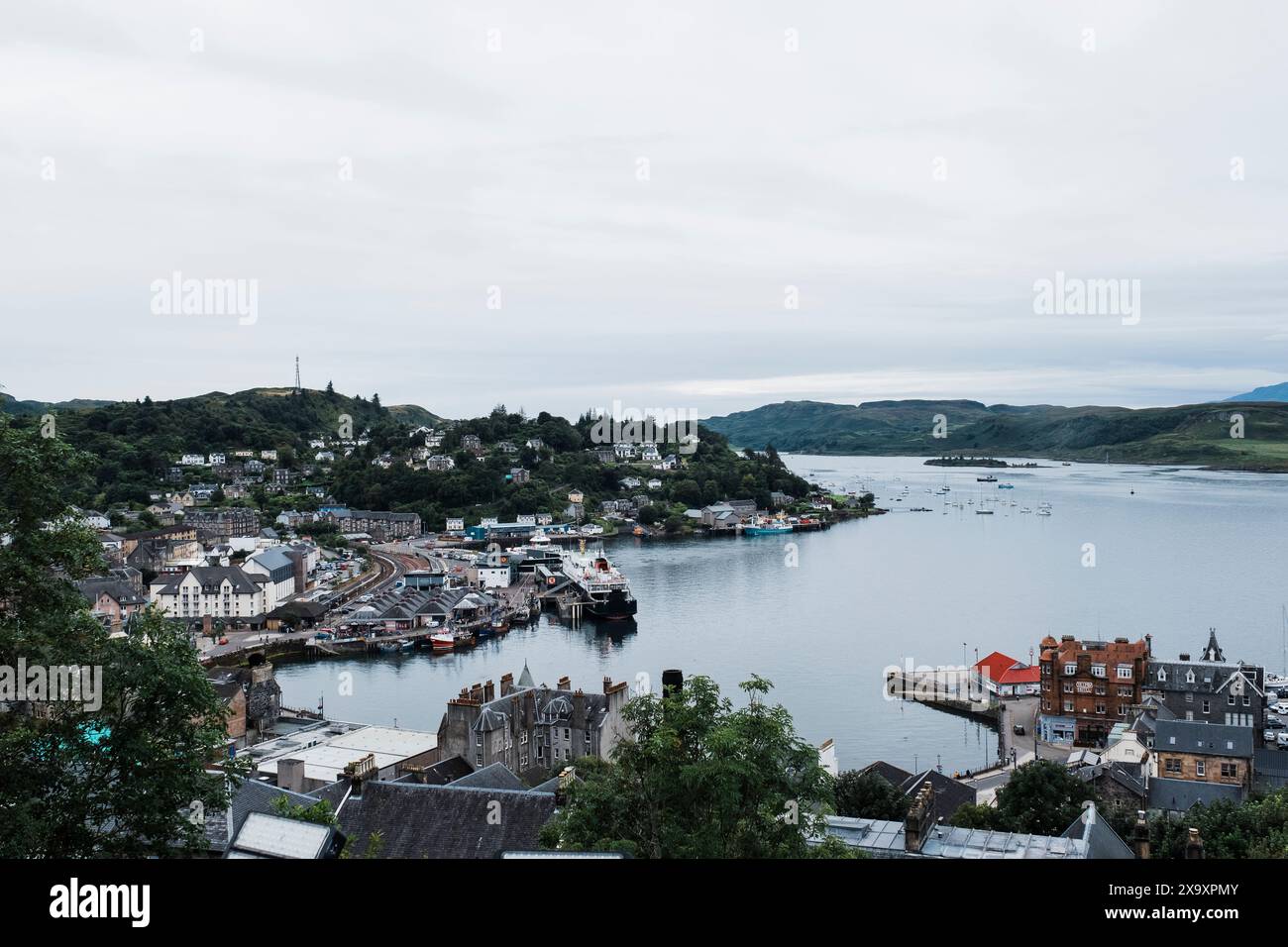 Aerial view oban hi-res stock photography and images - Alamy