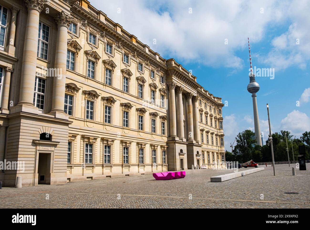 Berlin, Germany - June 02, 2024: Exterior of the Berlin Palace, located ...