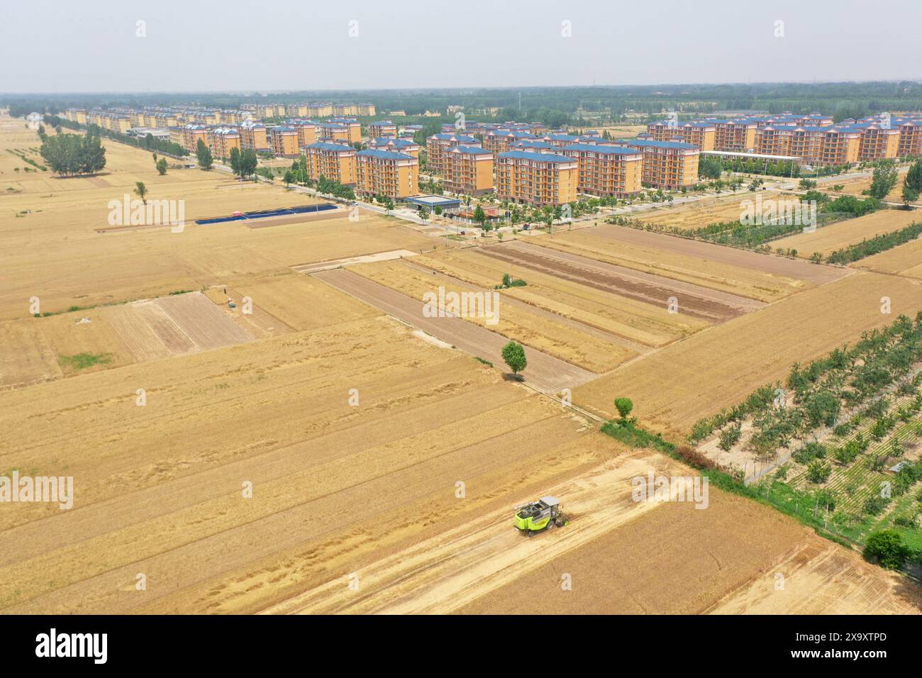 (240603) -- ZHENGZHOU, June 3, 2024 (Xinhua) -- An aerial drone photo ...