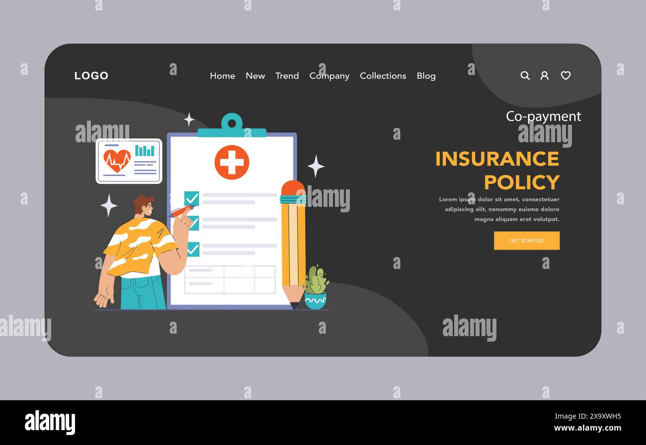 Insurance Policy concept. Delving into the details of healthcare ...