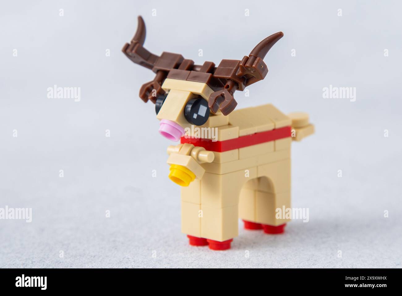 Deer. Lego constructor from mini bricks and details. Children's craft ...