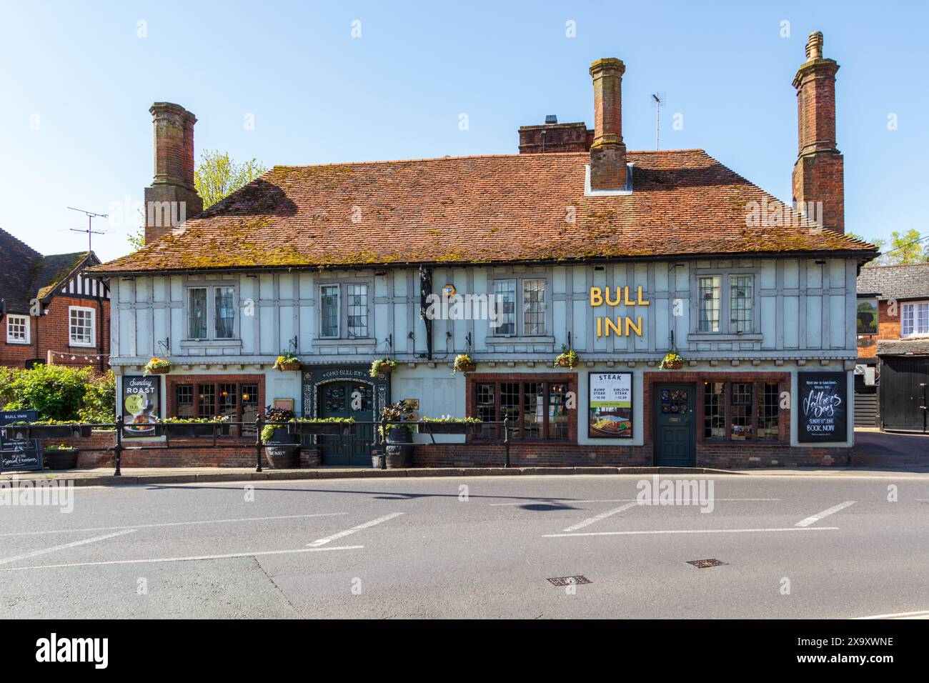 The Bull Inn, Halstead, Essex, England, UK Stock Photo - Alamy