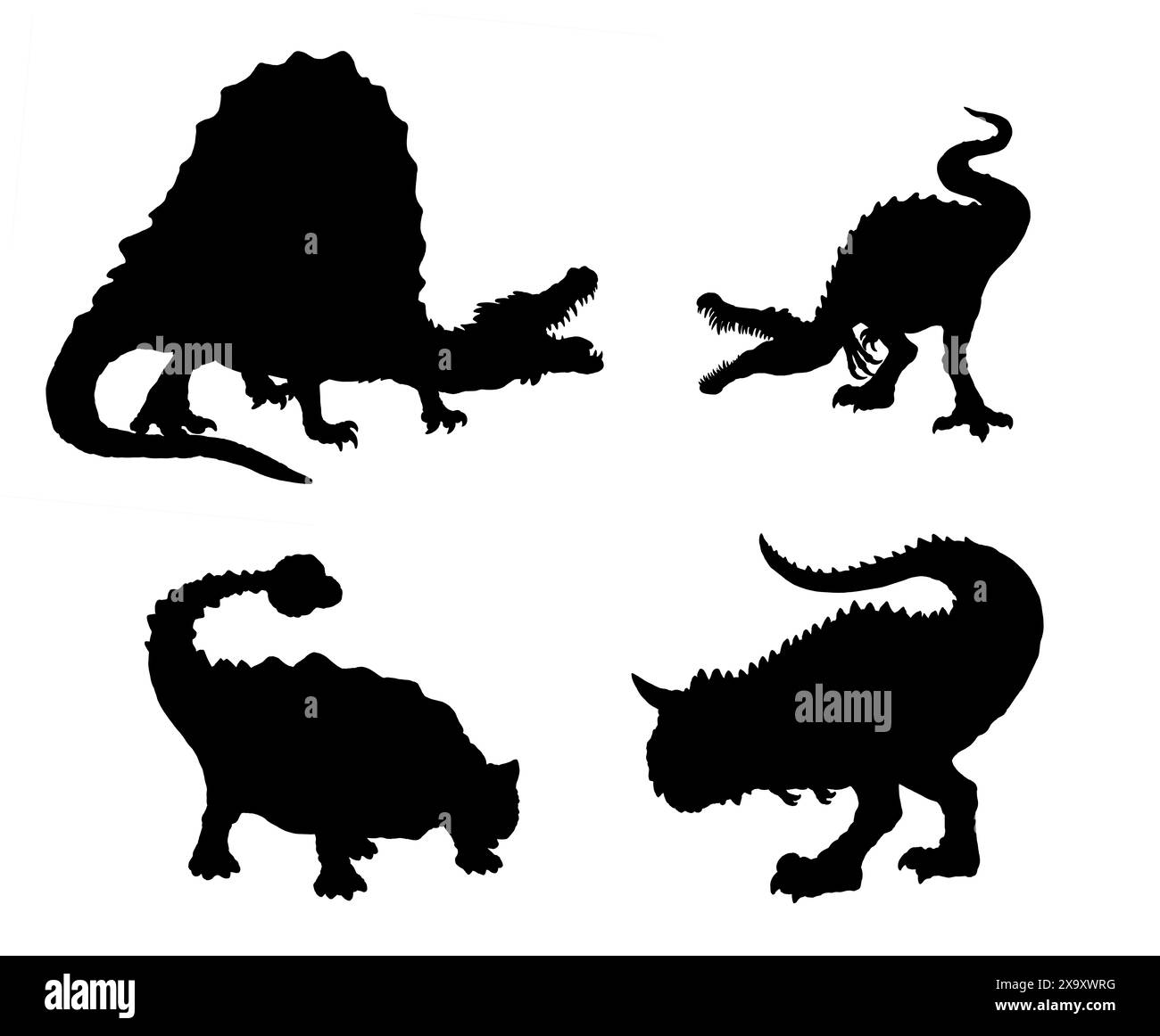 Carnivorous dinosaurs carnotaurus Cut Out Stock Images & Pictures - Alamy
