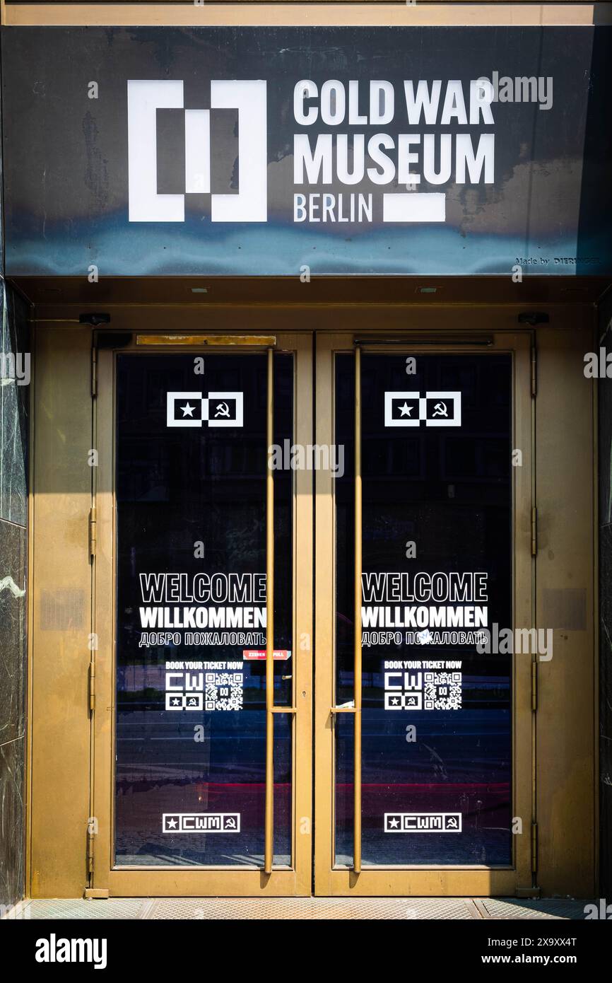 Berlin, Germany - June 02, 2024: Entrance of the Cold War Museum in ...