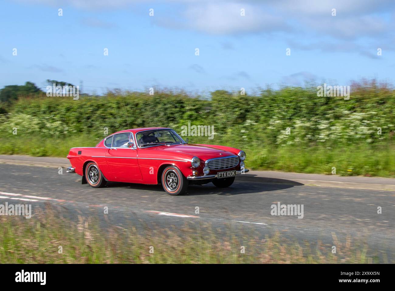 1971 70s seventies Red Volvo 1986 cc Volvo P1800 petrol 2dr coupe ...