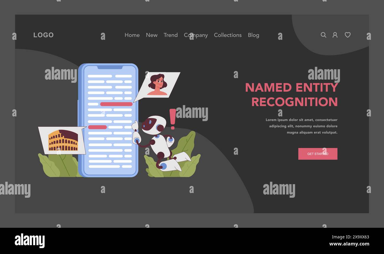 Named Entity Recognition Concept Ai Pinpoints Key Information In Data Enhancing Text Analysis