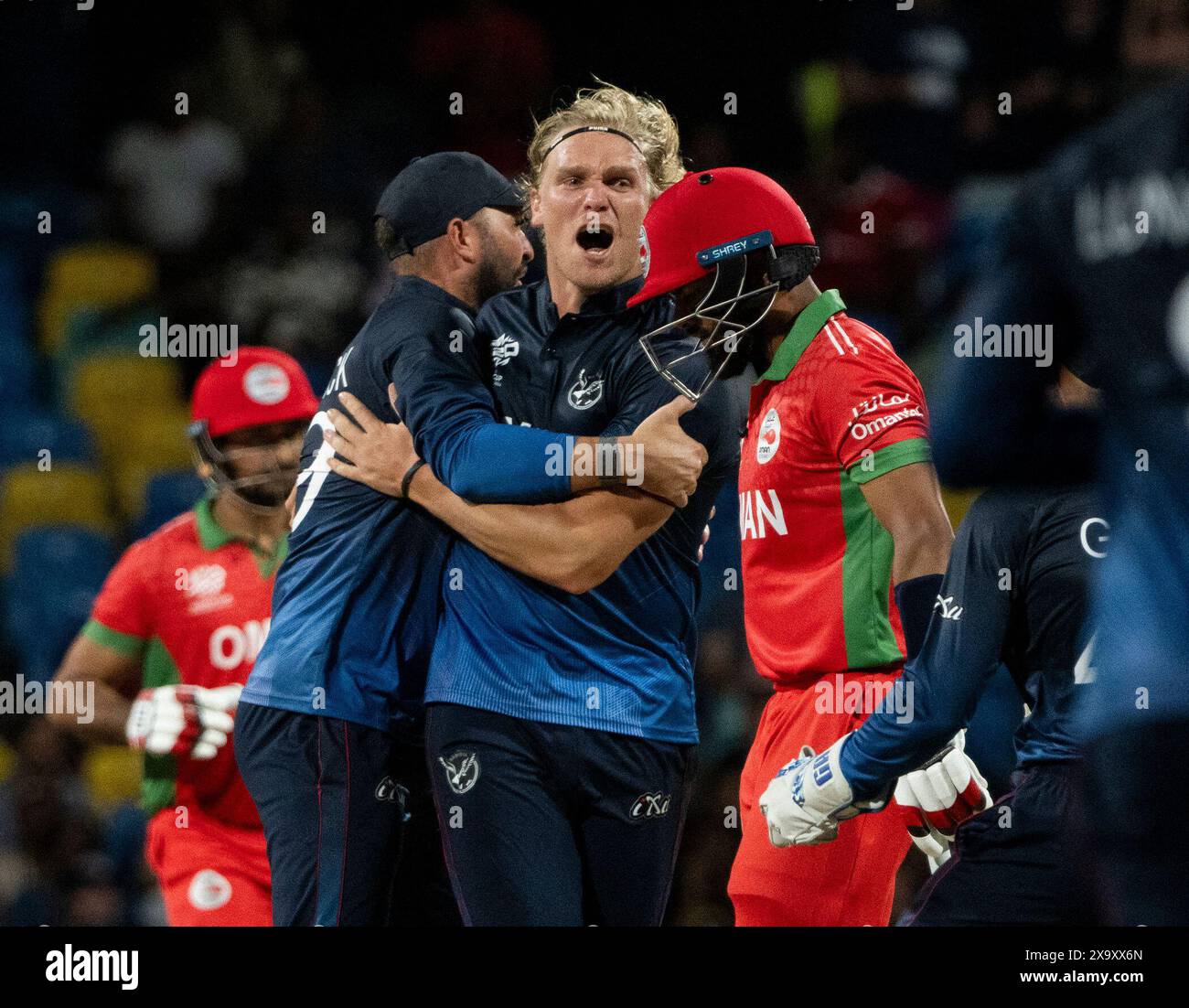Bridgetown, Barbados. 03rd June, 2024. ICC T20 World Cup 2024 - Oman v ...