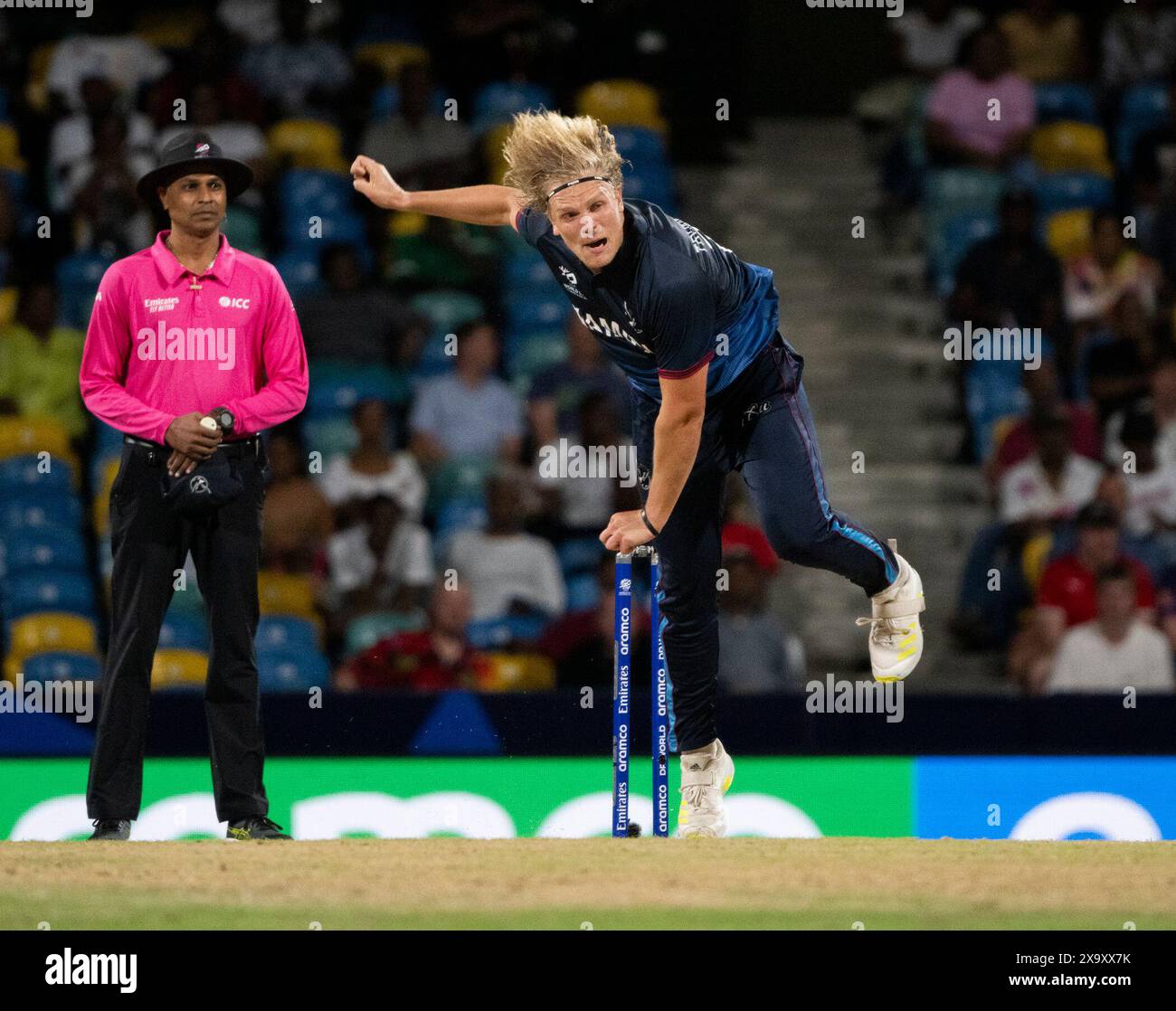 Bridgetown, Barbados. 03rd June, 2024. ICC T20 World Cup 2024 - Oman v ...