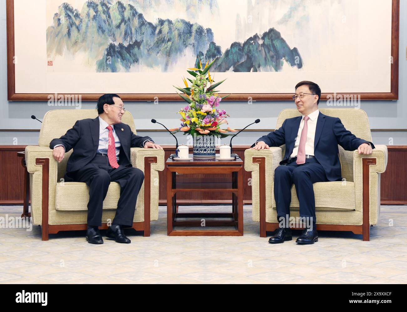 Beijing, China. 3rd June, 2024. Chinese Vice President Han Zheng meets ...