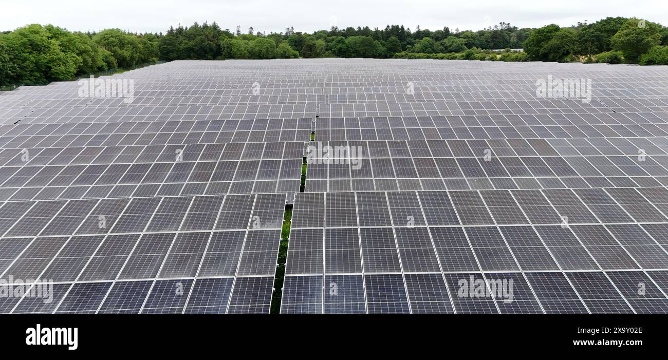 Rosspile Solar Farm near the village of Foulksmills in Co Wexford, one ...