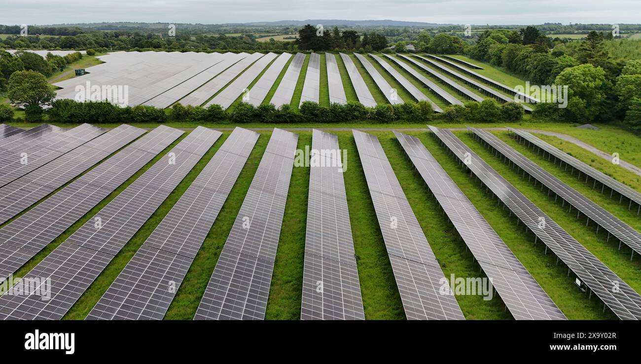 Rosspile Solar Farm near the village of Foulksmills in Co Wexford, one ...