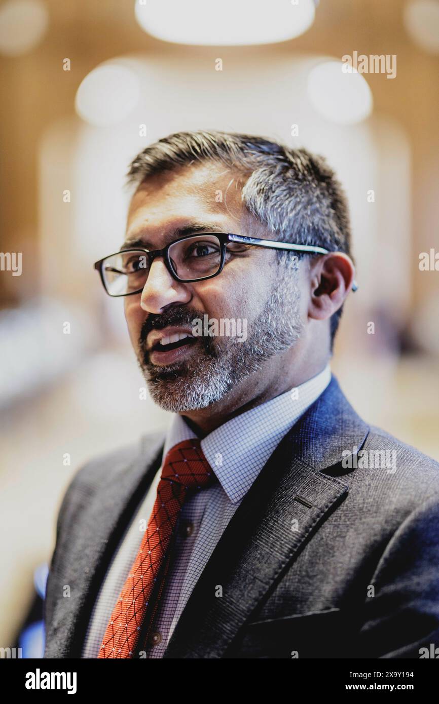 Berlin, Deutschland. 03rd June, 2024. Chirag Parikh, Executive Secretary of the US National ...