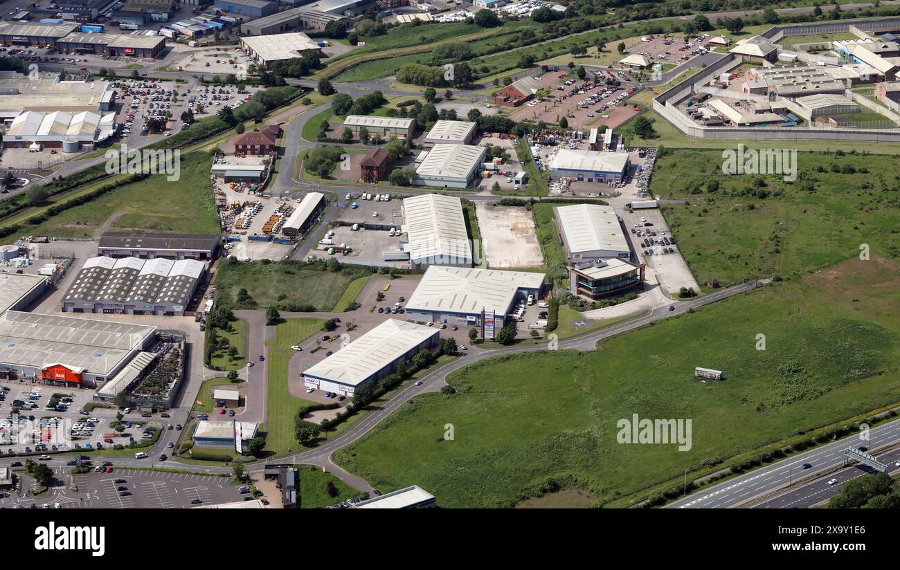 aerial view of Portrack Interchange Business Park, Stockton-on-Tees ...