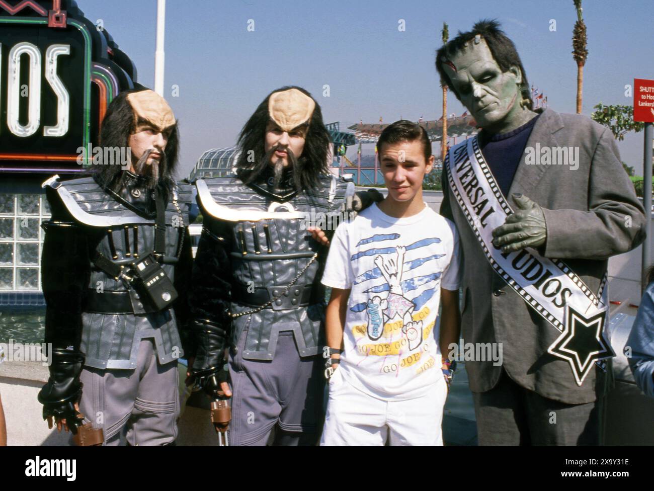Wil Wheaton at Universal Studios on August 25, 1988 in Universal City ...