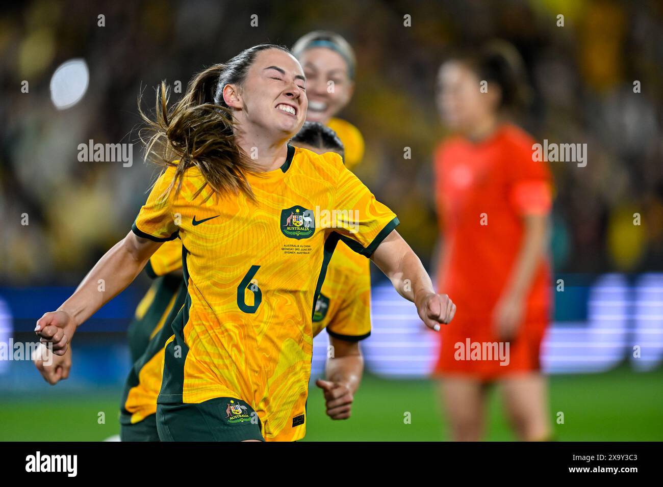 Sydney, NSW, Australia, Clare Wheeler (6 Australia) scores in 2024 ...