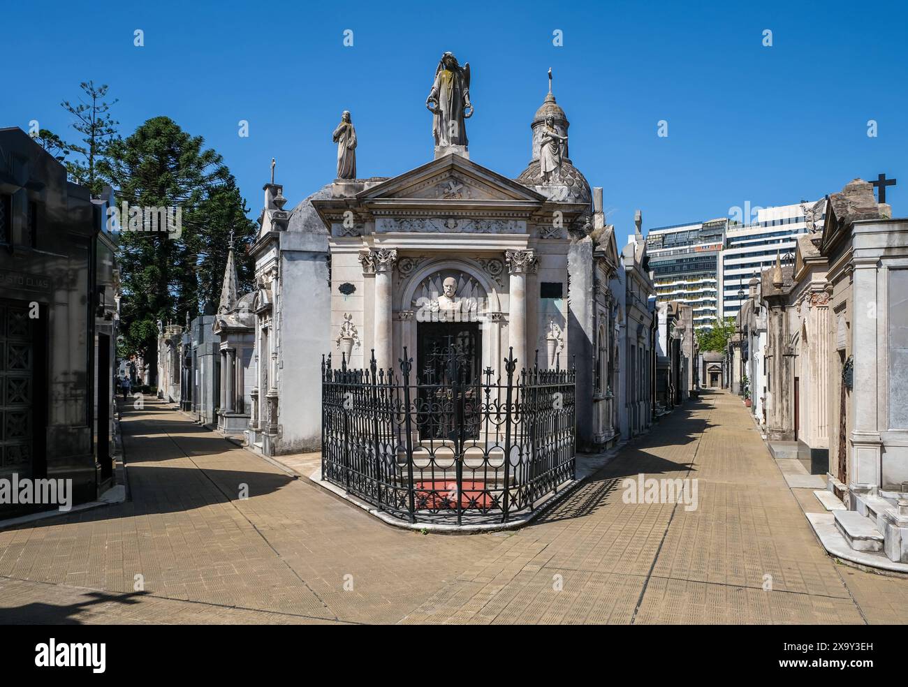Buenos Aires, Argentinien - Friedhof La Recoleta liegt im gleichnamigen ...