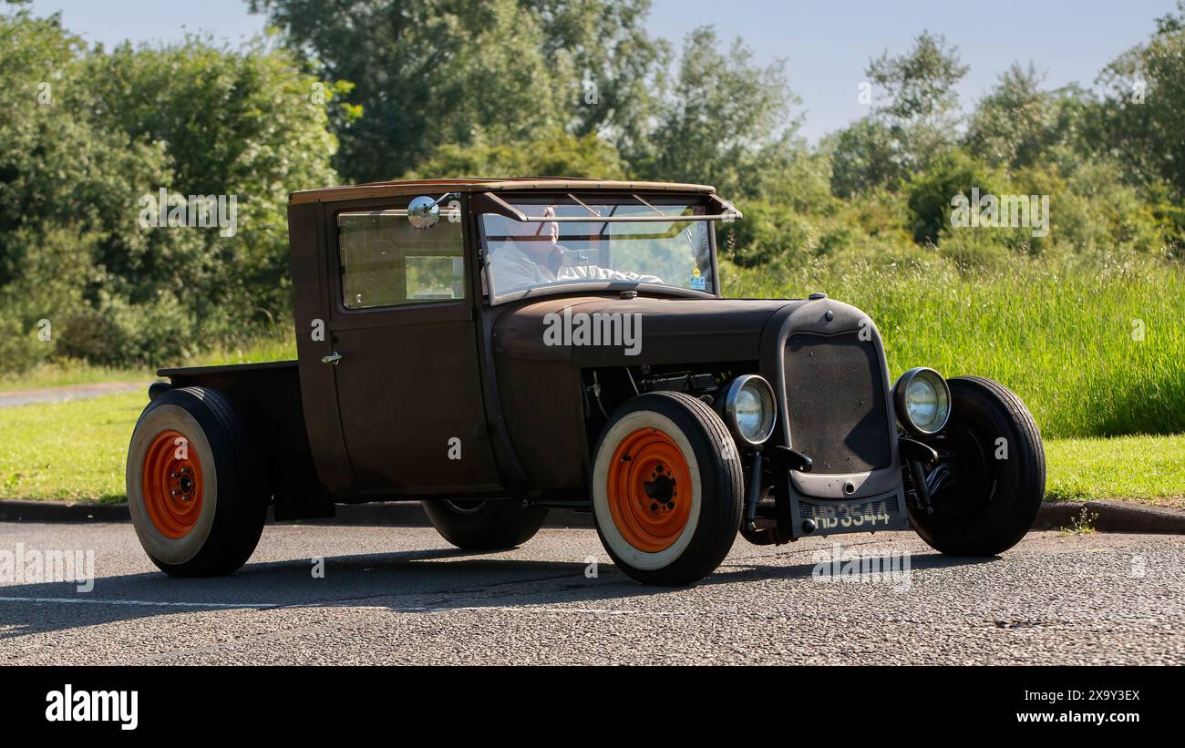Stony Stratford,UK - June 2nd 2024: 1929 Ford Model A Hot Rod car ...