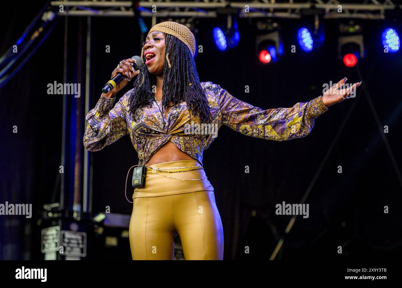 Leyland, Lancashire, Sunday May 26, 2024. Singer Heather Small formerly ...