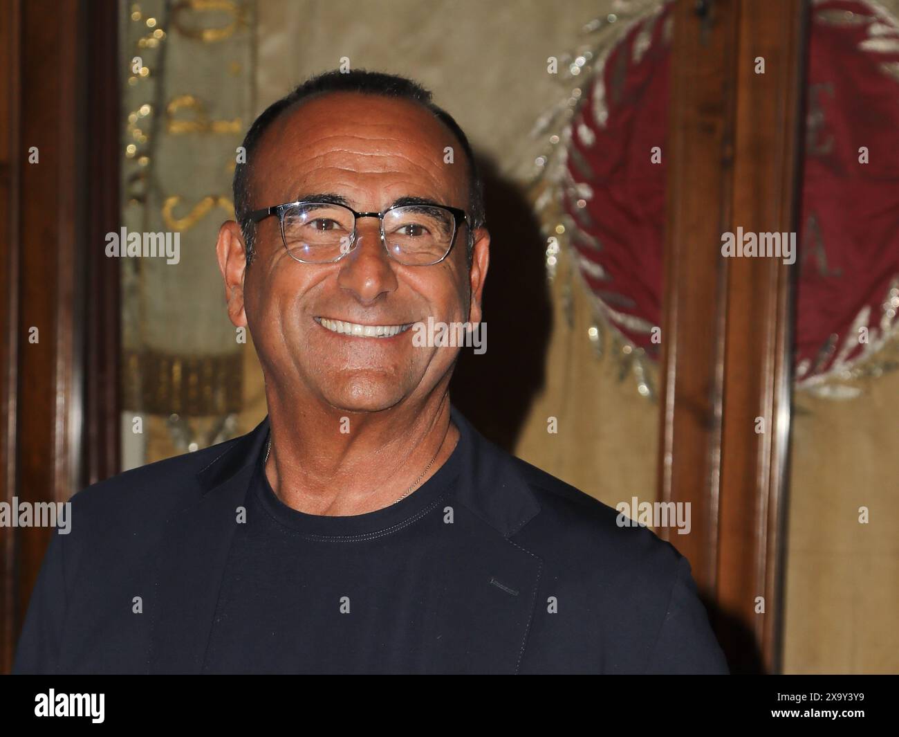 Rome, Campidoglio, presentation of "Tim Summer Hits". In the photo ...