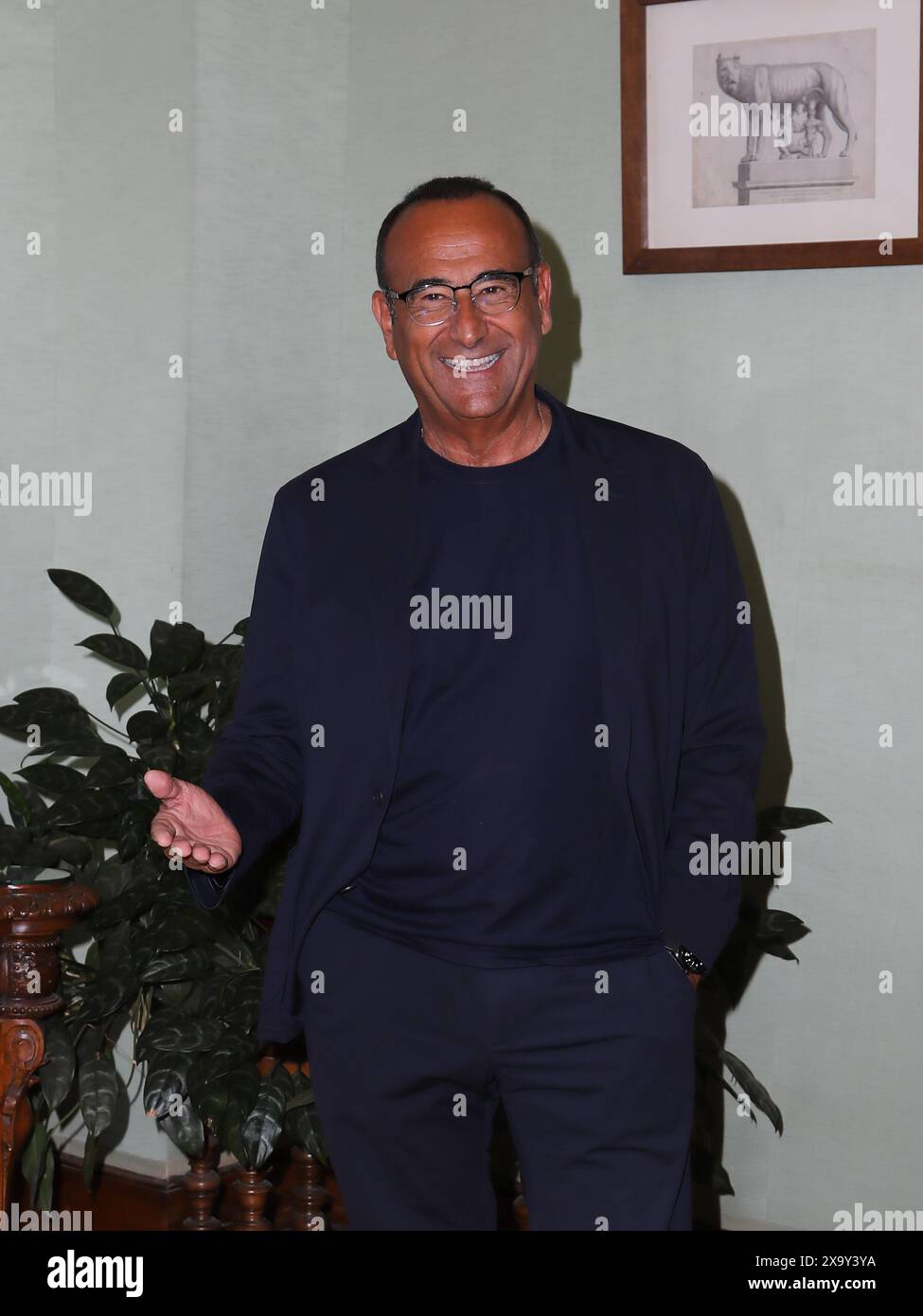 Rome, Campidoglio, presentation of "Tim Summer Hits". In the photo ...