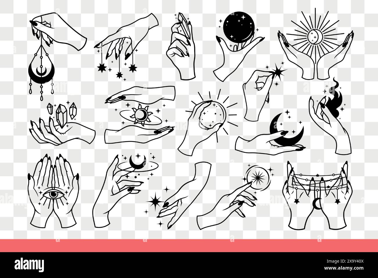 Rituals witches Stock Vector Images - Alamy