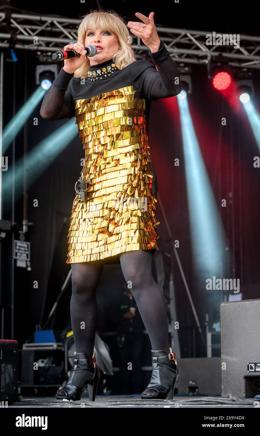 Leyland, Lancashire, Sunday May 26, 2024. Singer and actress Toyah ...