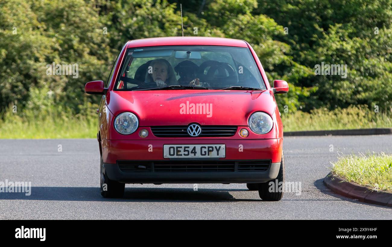 Stony Stratford,UK - June 2nd 2024: 2004 red Volkswagen Lupo car ...