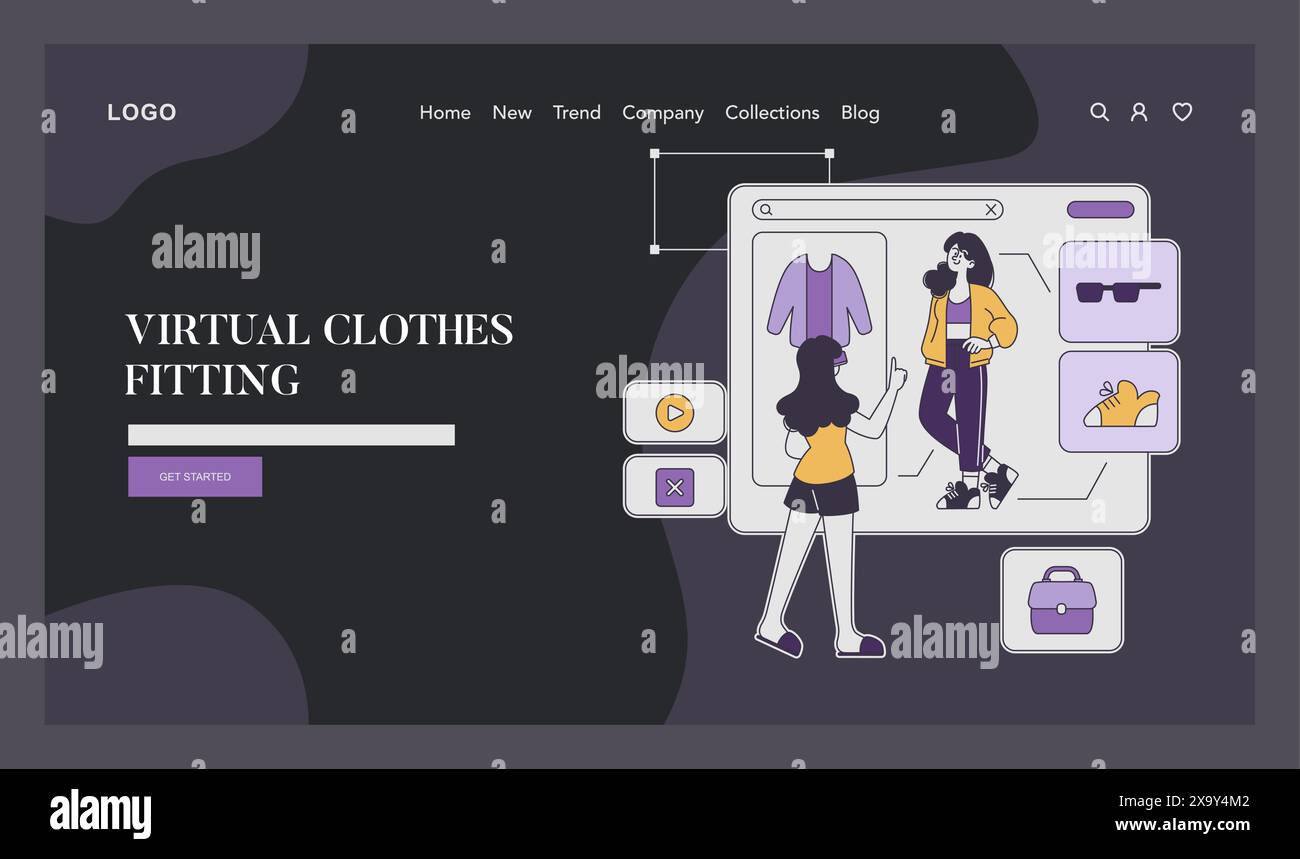 Interactive mirror retail hi-res stock photography and images - Alamy