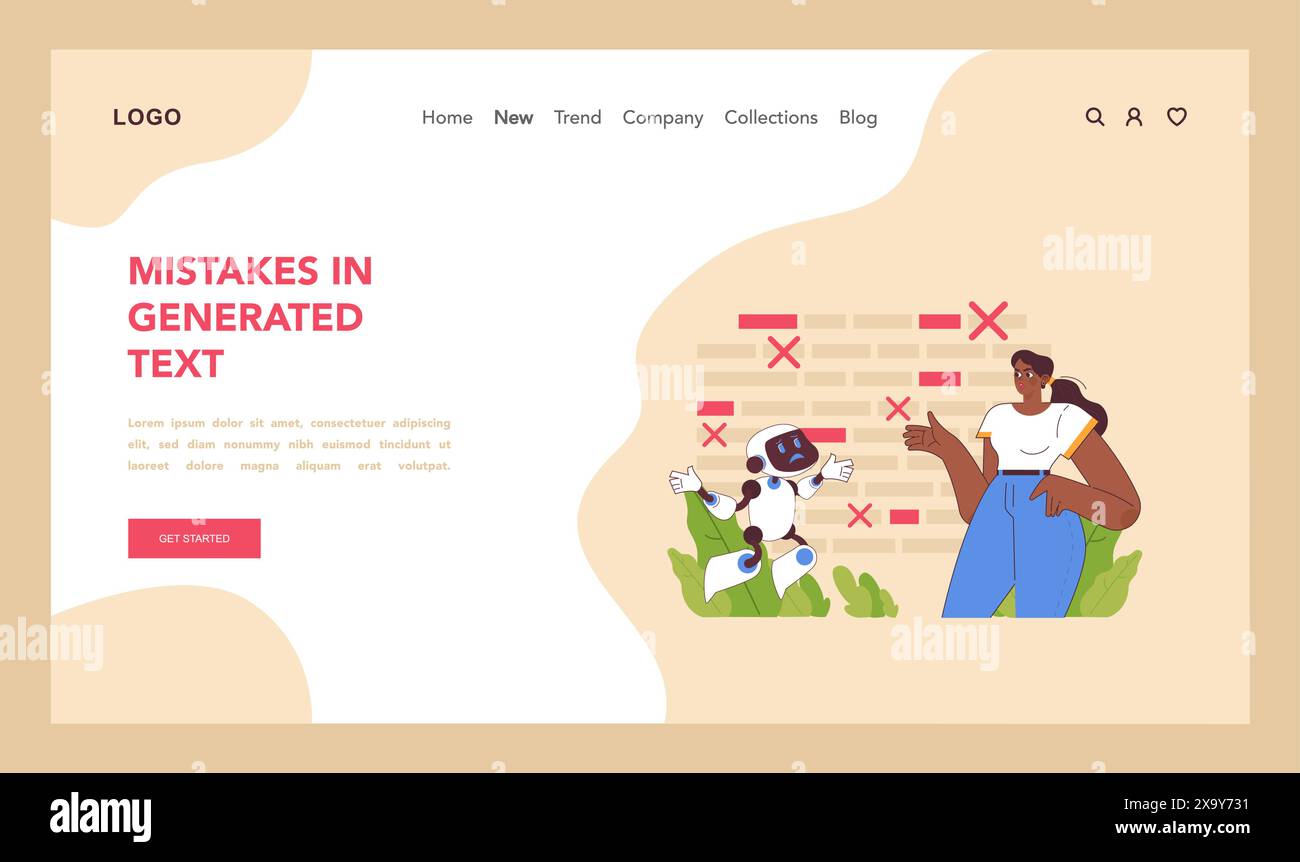 Mistakes In Generated Text Concept Ai Assists In Refining Content