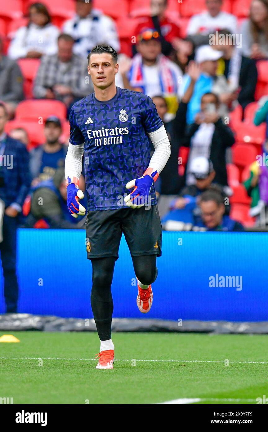 London, England. 01st, June 2024. Goalkeeper Kepa Arrizabalaga of Real ...