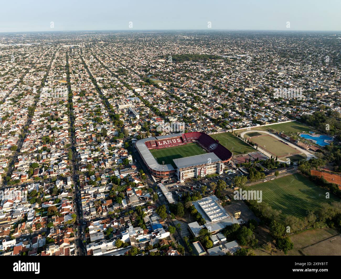Buenos Aires, Argentina, Marzo 4, 2023: Aerial photography of the ...