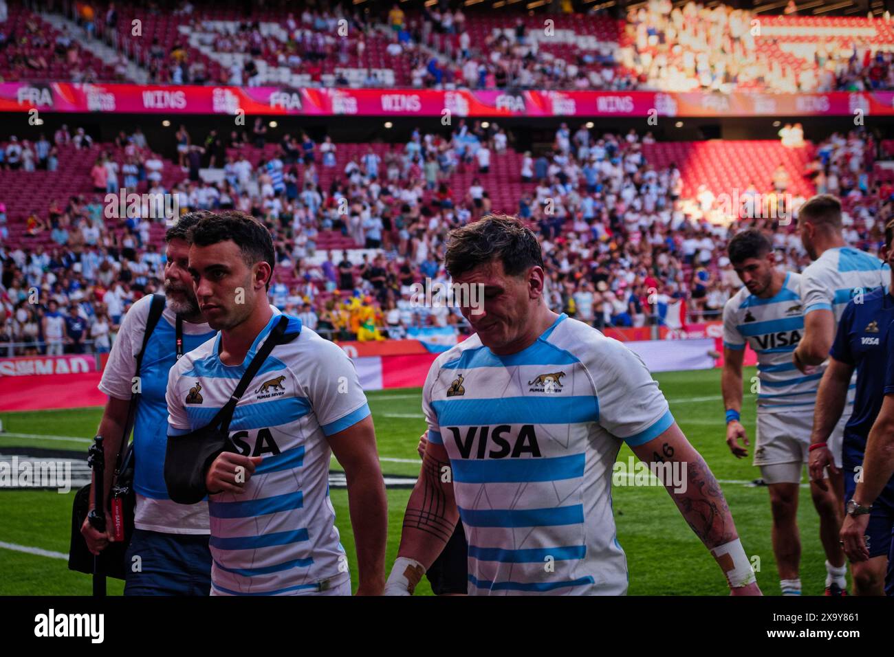 Madrid, Spain. 02th June, 2024. Finals of the Rugby Sevens Championship ...