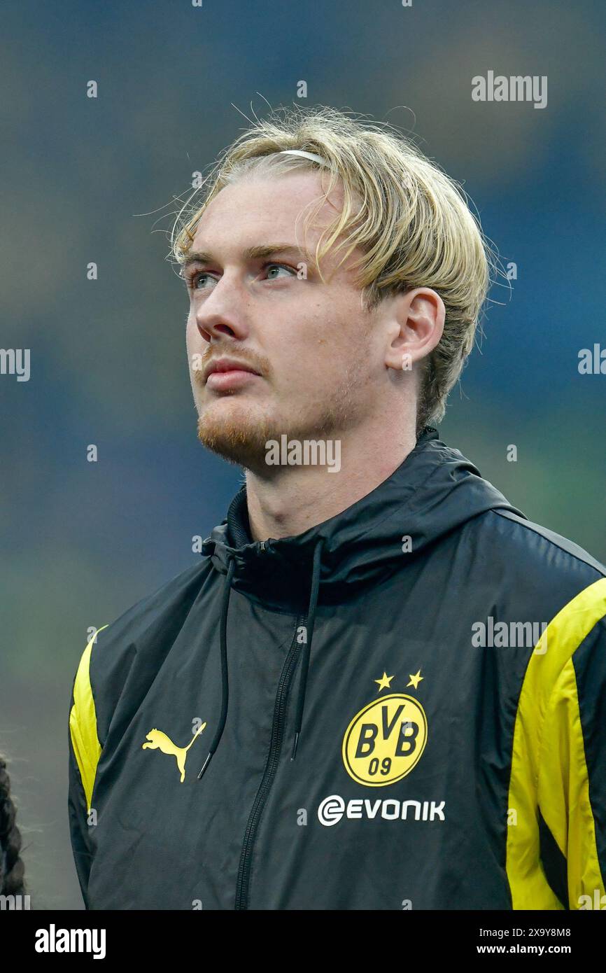London, England. 01st, June 2024. Julian Brandt of Borussia Dortmund ...