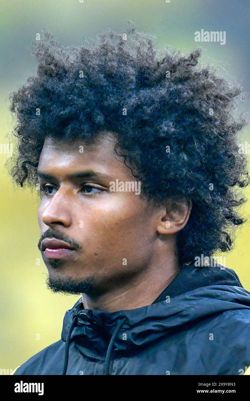 London, England. 01st, June 2024. Karim Adeyemi of Borussia Dortmund ...