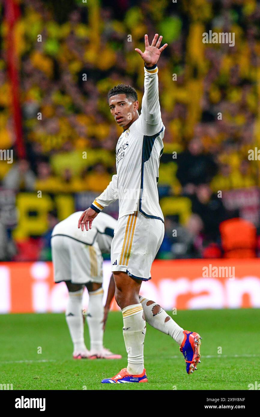 London, England. 01st, June 2024. Jude Bellingham (5) of Real Madrid ...