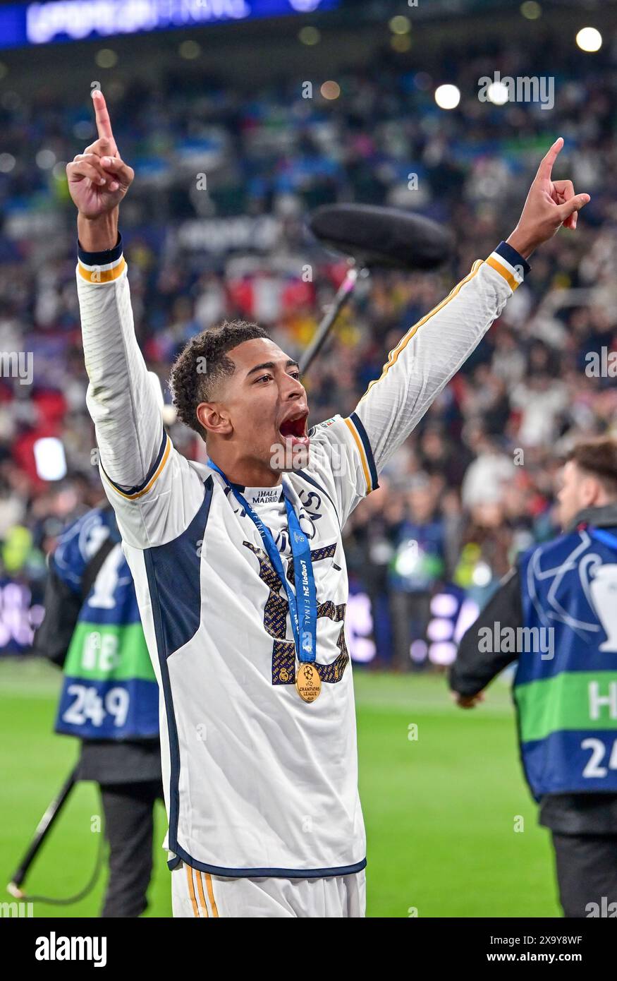 Jude bellingham real madrid celebration hi-res stock photography and ...