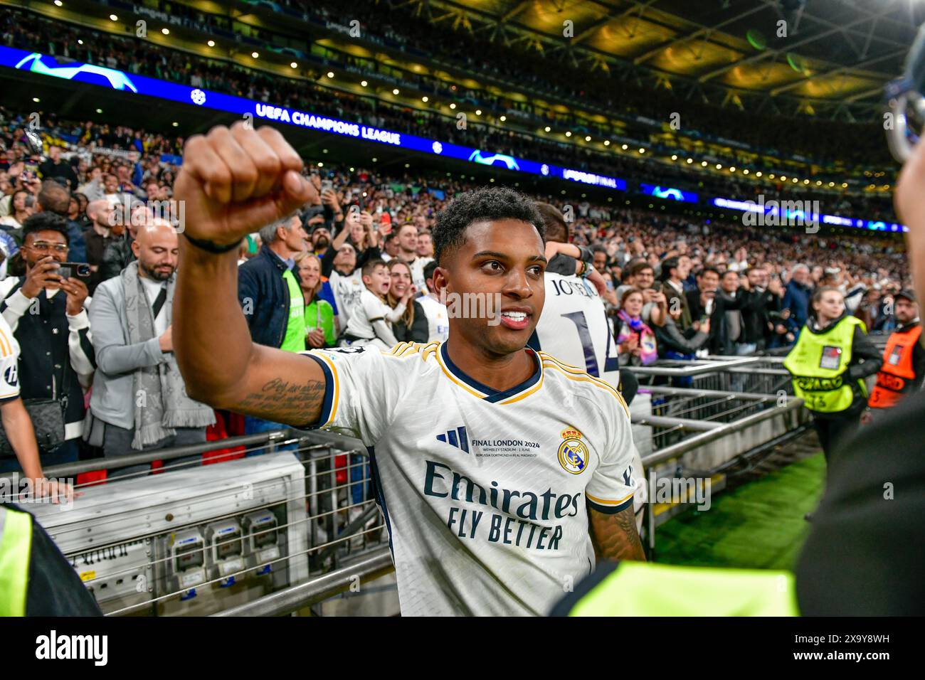 London, England. 01st, June 2024. Rodrygo of Real Madrid seen in ...