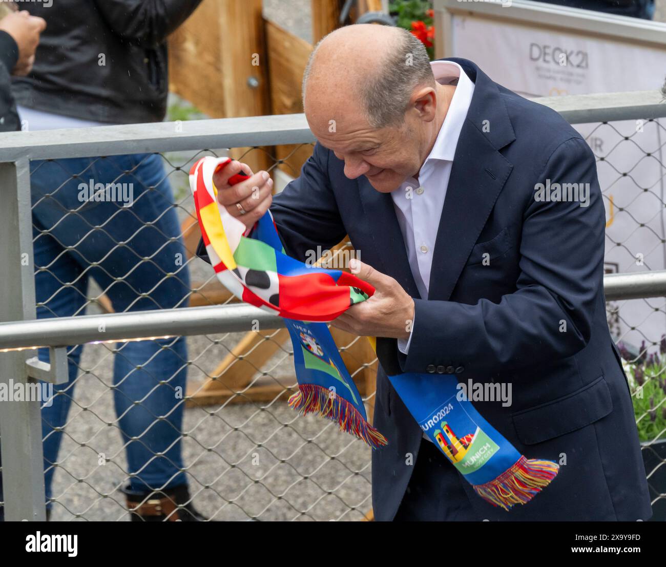 03 June 2024, Bavaria, Munich: Federal Chancellor Olaf Scholz (SPD ... 03 June 2024, Bavaria, Munich: Federal Chancellor Olaf Scholz (SPD ...