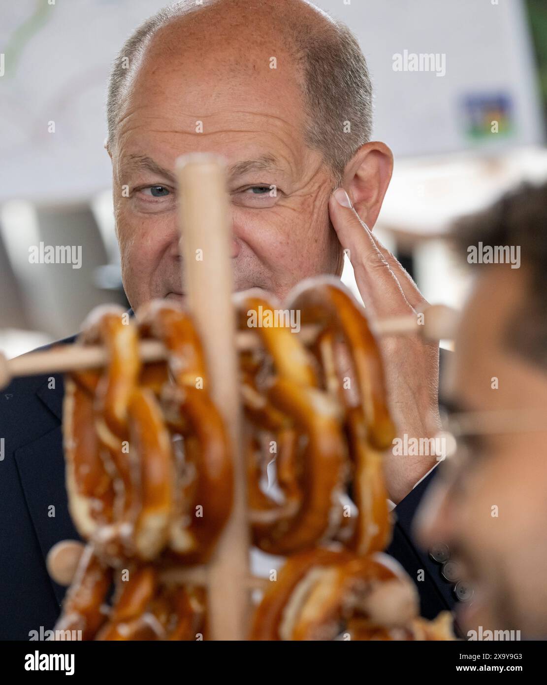 03 June 2024, Bavaria, Munich: Federal Chancellor Olaf Scholz (SPD ... 03 June 2024, Bavaria, Munich: Federal Chancellor Olaf Scholz (SPD ...