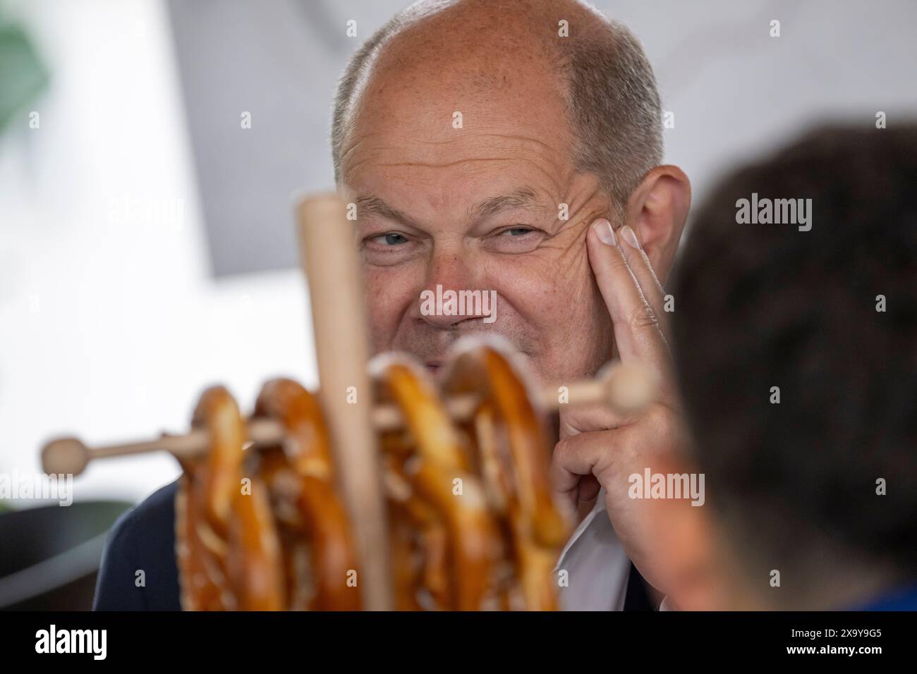 03 June 2024, Bavaria, Munich: Federal Chancellor Olaf Scholz (SPD ... 03 June 2024, Bavaria, Munich: Federal Chancellor Olaf Scholz (SPD ...