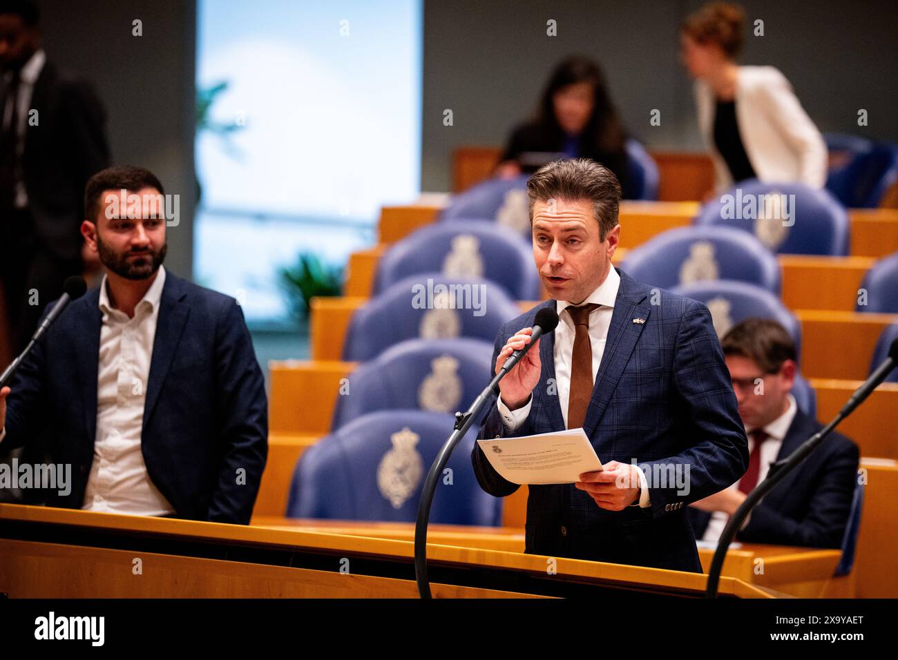 THE HAGUE, NETHERLANDS - FEBRUARY 13: Chris Stoffer (SGP) during the ...