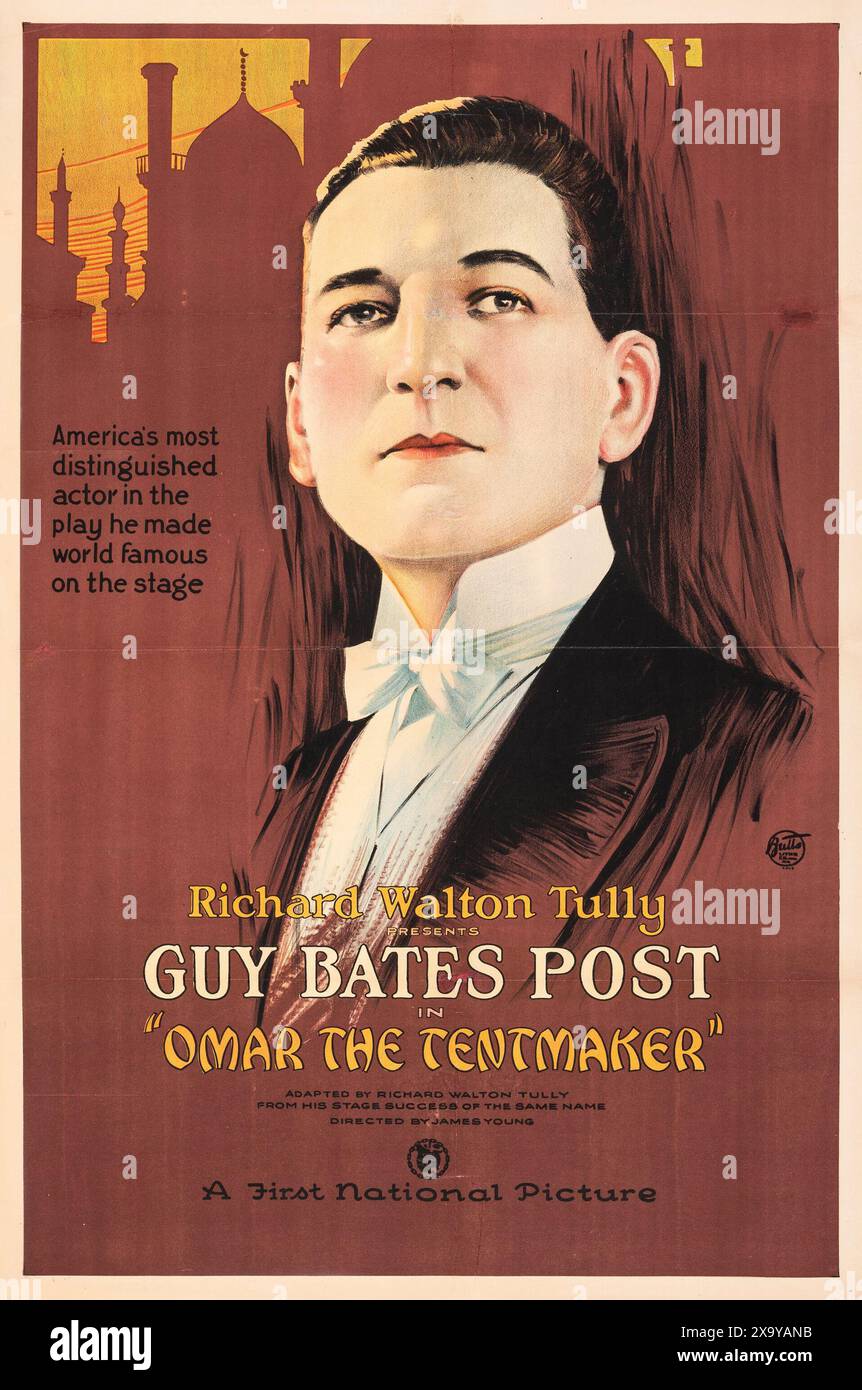 Old film poster - Richard Walton Tully presents Omar the Tentmaker ...