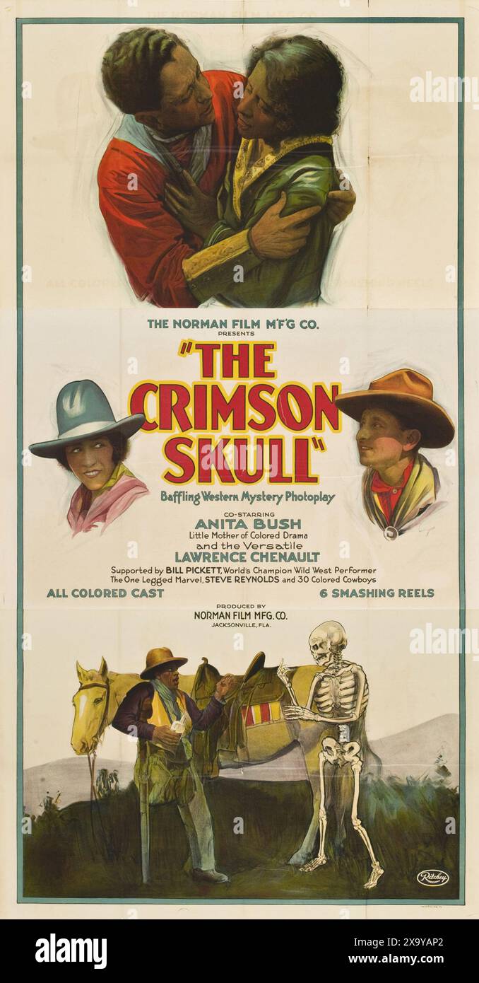 Old film poster - The Crimson Skull (Norman, 1922) feat Anita Bush ...