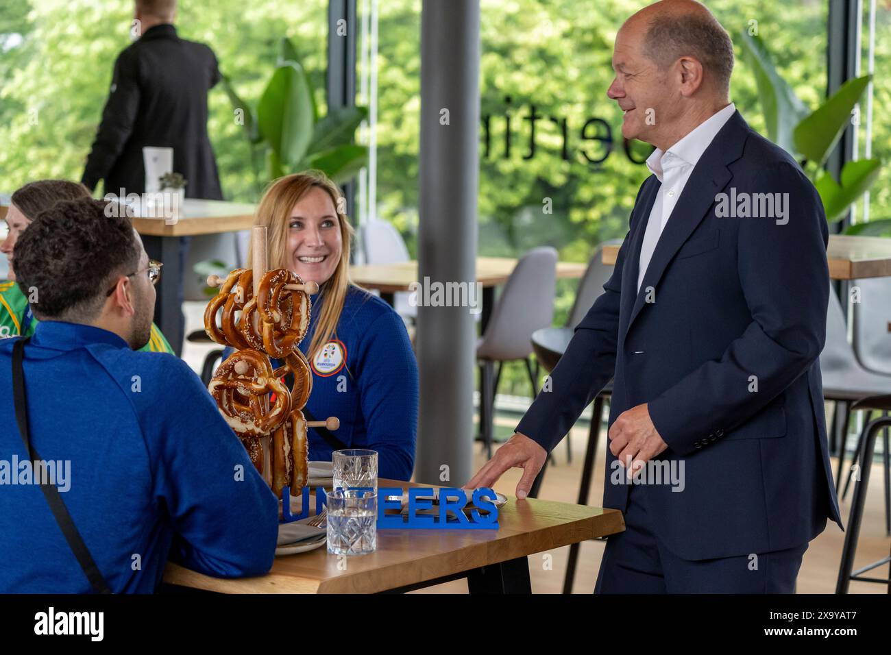 03 June 2024, Bavaria, Munich: Federal Chancellor Olaf Scholz (SPD ... 03 June 2024, Bavaria, Munich: Federal Chancellor Olaf Scholz (SPD ...